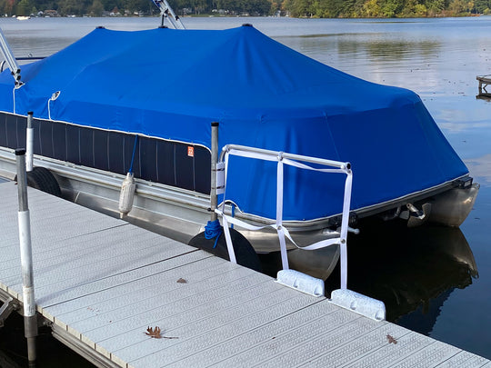 Single Person Pontoon Boat Docking System | Catch-A-Toon